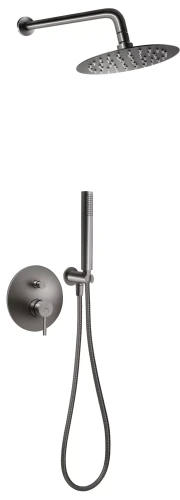 Komplet prysznicowy FERRO CIRICULUS podtynkowy gun metal BCK7PGM-SET1-S ...