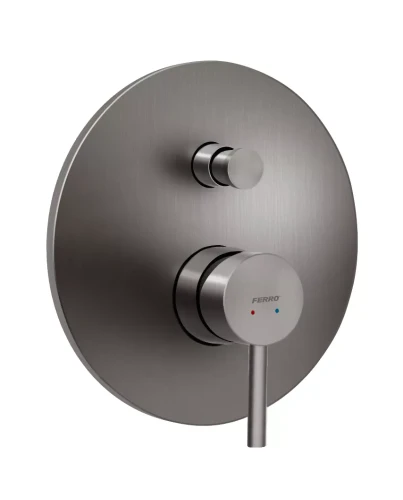 Bateria prysznicowa FERRO CIRICULUS podtynkowa gun metal BCK7PGM ...