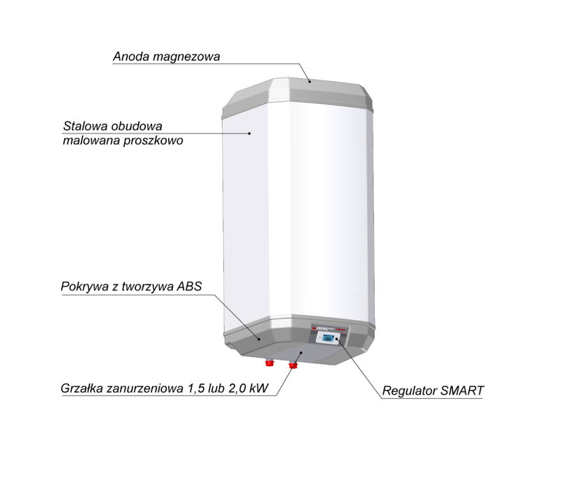 Bojler BIAWAR VIKING-E 120 SMART 25293 - Dobra Cena - Sklep Arena Łazienek